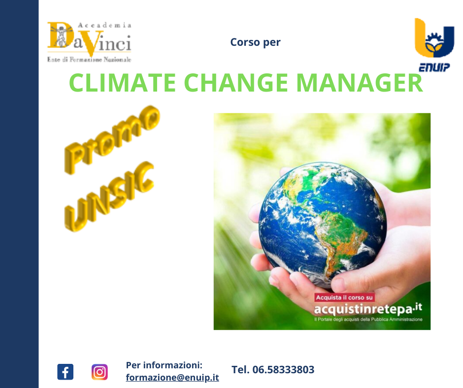 Climate change manager - Enuip